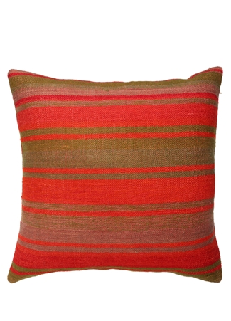 Yazzma Çizgili 50x50 cm Dekoratif Yün Yastık Çok Renkli Yazzma Çizgili 50x50 cm Dekoratif Yün Yastık Çok Renkli