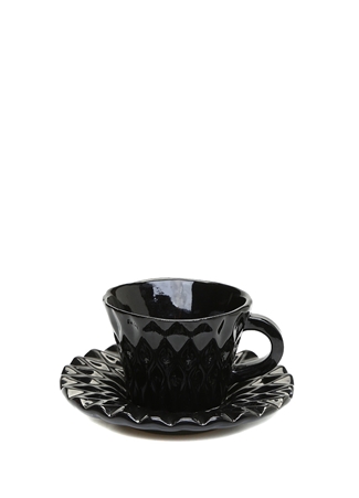 Zaya Siyah Porselen Kahve Fincanı