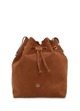 Beymen Kadın Taba Logolu Ağzı Büzgülü Omuz Çantası Turuncu EU Beymen Kadın Taba Logolu Ağzı Büzgülü Omuz Çantası Turuncu EU