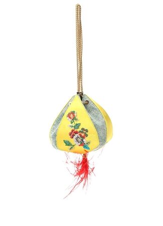 The Volon Kadın Cindy Sarı Çiçek Nakışlı Büzgülü Çanta EU The Volon Kadın Cindy Sarı Çiçek Nakışlı Büzgülü Çanta EU