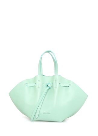 Nanushka Kadın Mini Lynne Yeşil Deri Omuz Çantası EU