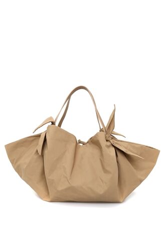 Nanushka Kadın Inda Bej Büzgü Detaylı Omuz Çantası EU