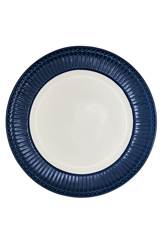 Green Gate Alice Lacivert Beyaz Porselen Yemek Tabağı Green Gate Alice Lacivert Beyaz Porselen Yemek Tabağı