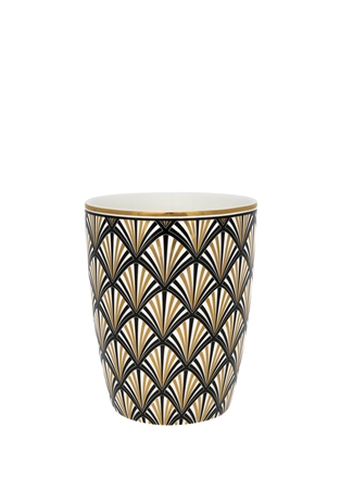 Green Gate Noir Celine Siyah Porselen Latte Bardağı Çok Renkli Green Gate Noir Celine Siyah Porselen Latte Bardağı Çok Renkli