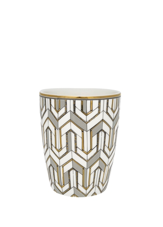 Green Gate Noir Maddie Beyaz Porselen Latte Bardağı Çok Renkli Green Gate Noir Maddie Beyaz Porselen Latte Bardağı Çok Renkli