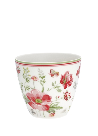 Green Gate Meadow Camille Beyaz Porselen Latte Bardağı Çok Renkli Green Gate Meadow Camille Beyaz Porselen Latte Bardağı Çok Renkli