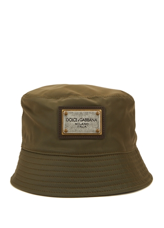 Dolce&Gabbana Erkek Haki Logo Patchli Şapka Yeşil 57 EU