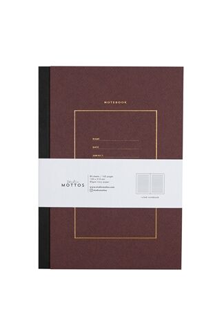 Studio Mottos Bordo Çizgili Sert Kapaklı Defter EU Studio Mottos Bordo Çizgili Sert Kapaklı Defter EU