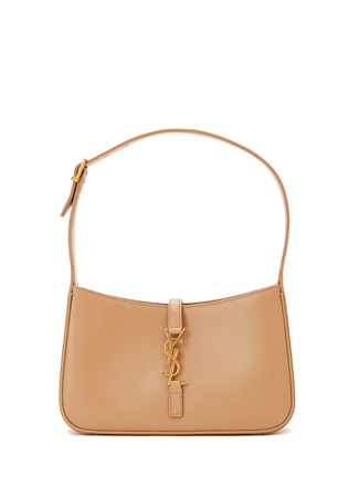 Kadın Le 5 A 7 Nude Logolu Deri El Çantası Pembe Eu