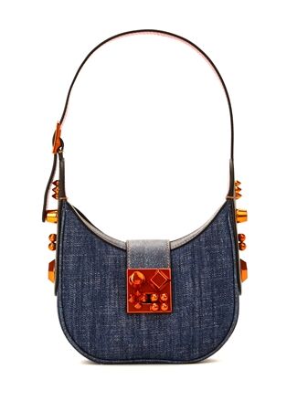 Christian Louboutin Kadın Mavi Deri Çanta Eu Christian Louboutin Kadın Mavi Deri Çanta Eu