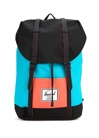 Herschel Erkek Retreat Mavi Logolu Sırt Çantası EU Herschel Erkek Retreat Mavi Logolu Sırt Çantası EU