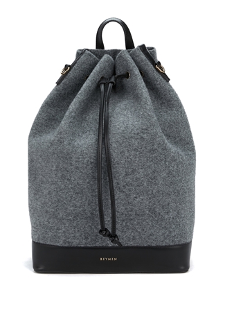 Beymen Kadın Felt Gri Logolu Sırt Çantası EU Beymen Kadın Felt Gri Logolu Sırt Çantası EU
