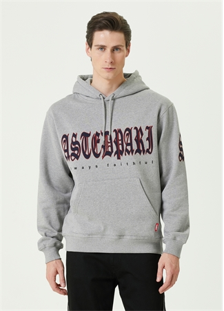 Wasted Erkek Shield Gri Kapüşonlu Logolu Sweatshirt Xs Eu Wasted Erkek Shield Gri Kapüşonlu Logolu Sweatshirt Xs Eu