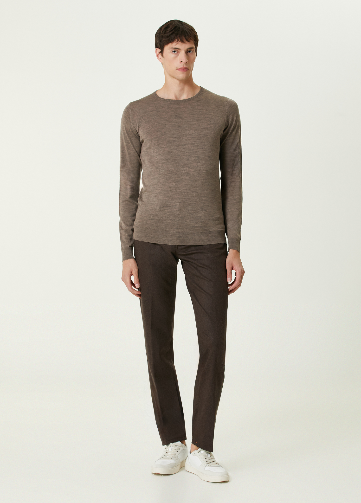 Scissor Scriptor - Costantino Brown Wool Pants