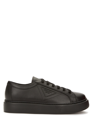 Prada Sport Erkek Siyah Logolu Deri Sneaker 0 UK Prada Sport Erkek Siyah Logolu Deri Sneaker 0 UK
