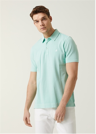 Beymen Club Erkek Comfort Fit Mint Polo Yaka T-shirt Mavi S Beymen Club Erkek Comfort Fit Mint Polo Yaka T-shirt Mavi S