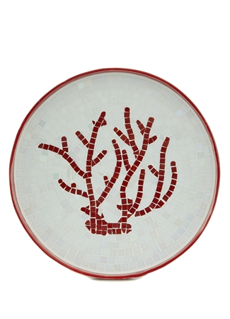 Bceramics Mercan Seramik Tabak Kırmızı