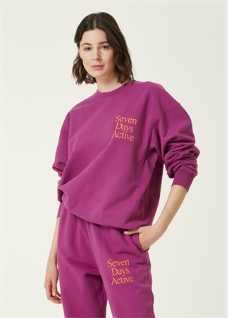 7 Days Active Kadın Şeftali Bisiklet Yaka Logolu Sweatshirt Pembe S Eu 7 Days Active Kadın Şeftali Bisiklet Yaka Logolu Sweatshirt Pembe S Eu