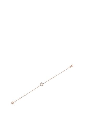 Bee Goddess Kadın Sankofa Pırlantalı Altın Rengi Bileklik Pembe EU