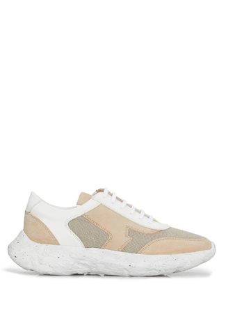 Beymen Club Kadın Bej Garnili Kalın Tabanlı Deri Sneaker 35