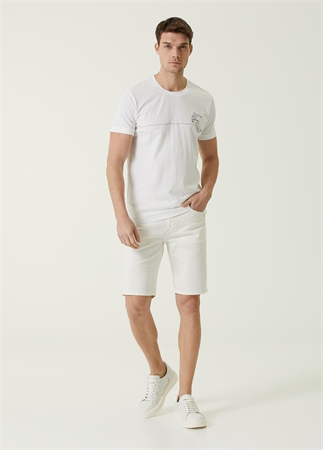 Beymen Club Erkek Slim Fit Beyaz Denim Şort 30 Beymen Club Erkek Slim Fit Beyaz Denim Şort 30