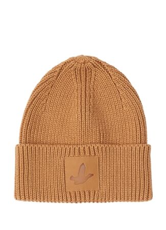 Beymen Club Kadın Kahverengi Deri Logolu Yün Bere EU Beymen Club Kadın Kahverengi Deri Logolu Yün Bere EU