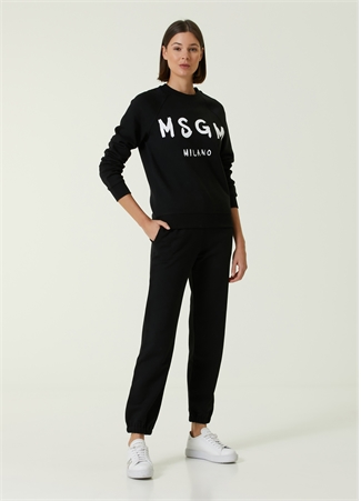 Msgm Kadın Siyah Beli Bağcıklı Eşofman Altı M EU Msgm Kadın Siyah Beli Bağcıklı Eşofman Altı M EU