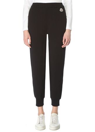 Moncler Kadın Siyah Dar Paça Eşofman Altı L EU