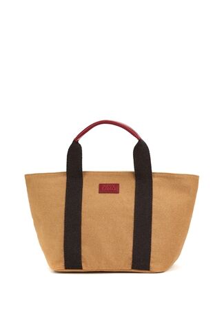 Beymen Club Kadın Deve Tüyü Small Logolu El Çantası Kahverengi EU