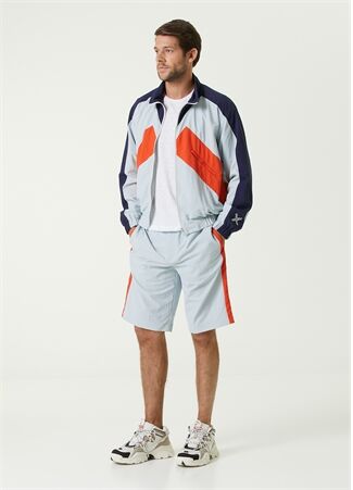 Kenzo Erkek Little X Colorblocked Bermuda Gri XL EU