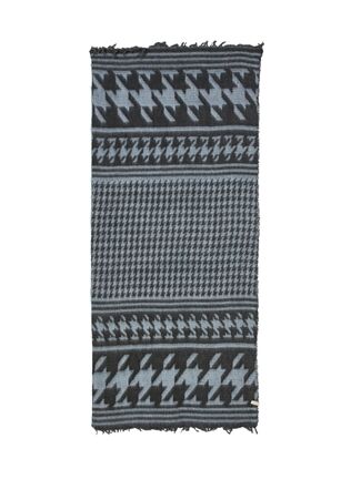 Beymen Kadın Lacivert Kazayağı Desenli Şal EU