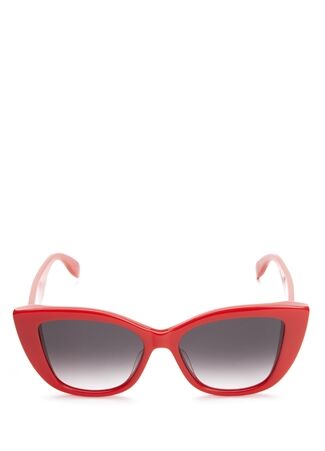 Alexander Mcqueen Kadın Gözlük Kırmızı Eu