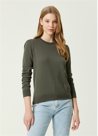 Beymen Club Kadın Haki Bisiklet Yaka Basic Kazak S EU Beymen Club Kadın Haki Bisiklet Yaka Basic Kazak S EU