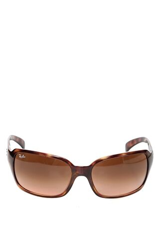Ray-Ban Kadın Kahverengi Desenli Kare Formlu Güneş Gözlüğü 60 EU