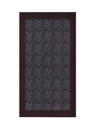 Golden Table Home Marakeş Bordo Etnik Desenli Keten Masa Örtüsü Golden Table Home Marakeş Bordo Etnik Desenli Keten Masa Örtüsü