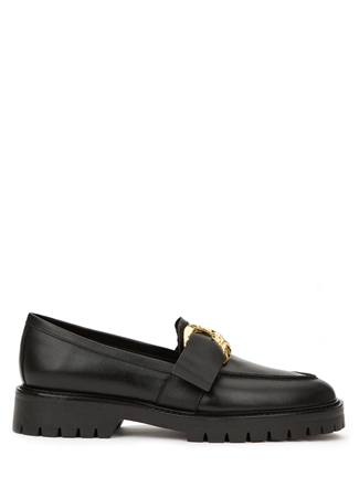 Flattered Kadın Siyah Kemer Detaylı Deri Loafer 36 EU Flattered Kadın Siyah Kemer Detaylı Deri Loafer 36 EU