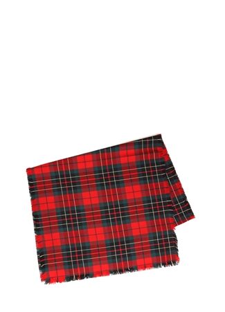 Poetique Strasbourg Kırmızı Ekose Desenli Runner Çok Renkli