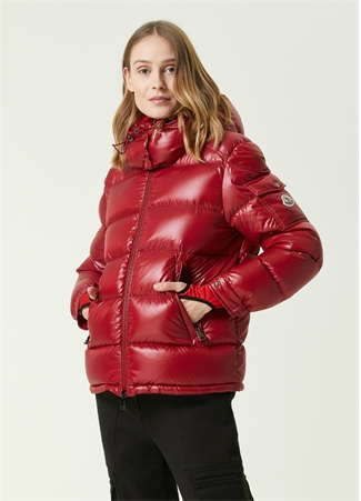 Moncler Kadın Fustet Kırmızı Kapüşonlu Puff Mont 0 US Moncler Kadın Fustet Kırmızı Kapüşonlu Puff Mont 0 US