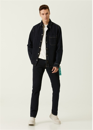 Off-White Erkek Mavi Nakış Detaylı Dar Paça Jean Pantolon 3 US Off-White Erkek Mavi Nakış Detaylı Dar Paça Jean Pantolon 3 US