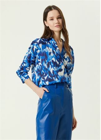 Network Kadın BLUZ Mavi XS EU