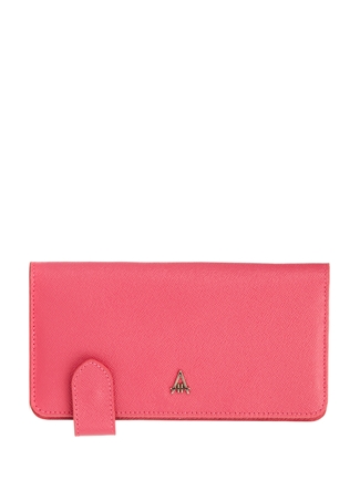 Hiva Atelier Kadın Fluctus Pembe Logolu Deri Cüzdan Eu Hiva Atelier Kadın Fluctus Pembe Logolu Deri Cüzdan Eu