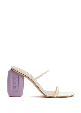 Loewe Kadın Soap Beyaz Deri Terlik 36 Eu