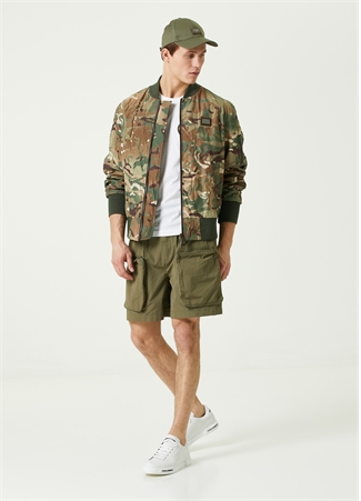 Dolce&Gabbana Erkek Haki Kargo Cepli Bermuda 46 IT