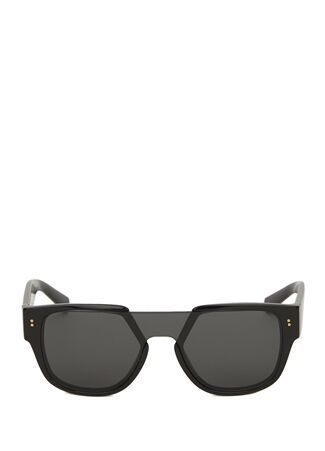 Dolce&Gabbana Erkek Siyah Köprü Detaylı Güneş Gözlüğü 22 EU