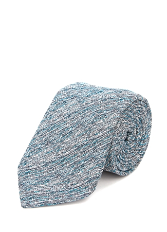 Pal Zileri Erkek Colorblocked Desenli İpek Kravat Mavi EU Pal Zileri Erkek Colorblocked Desenli İpek Kravat Mavi EU