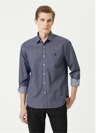 Beymen Club Erkek Comfort Fit Lacivert Gömlek L EU Beymen Club Erkek Comfort Fit Lacivert Gömlek L EU