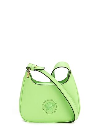 Versace Kadın Yeşil Medusalı Deri Omuz Çantası EU