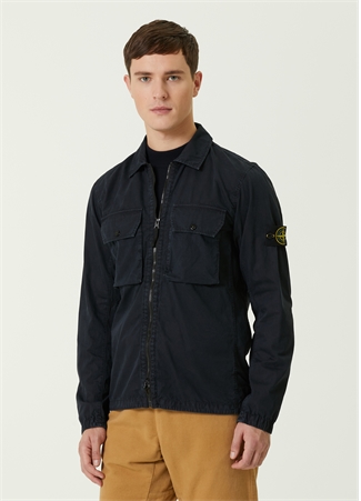 Stone Island Erkek Lacivert Dış Gömlek S EU Stone Island Erkek Lacivert Dış Gömlek S EU