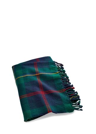 Ralph Lauren Home Langport Yeşil Ekoseli Battaniye