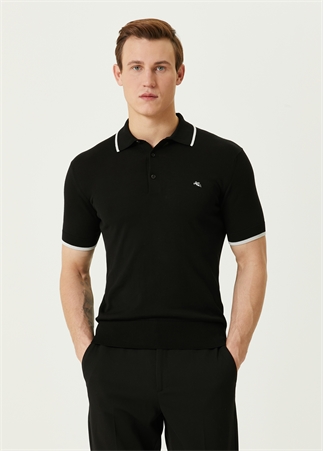 Etro Erkek Siyah Polo Yaka Kısa Kollu Triko S Eu Etro Erkek Siyah Polo Yaka Kısa Kollu Triko S Eu